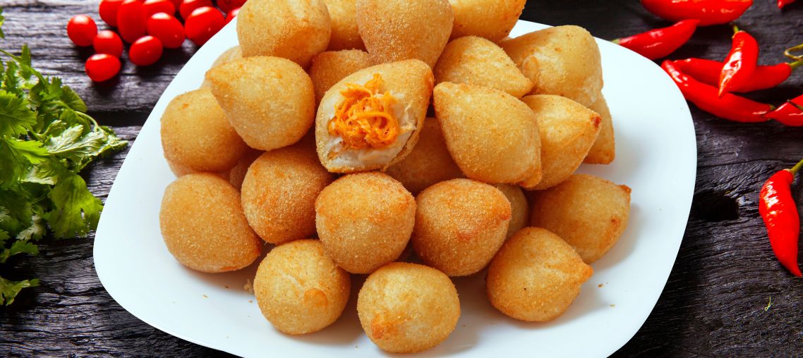 Mini Coxinha - Segui a receita