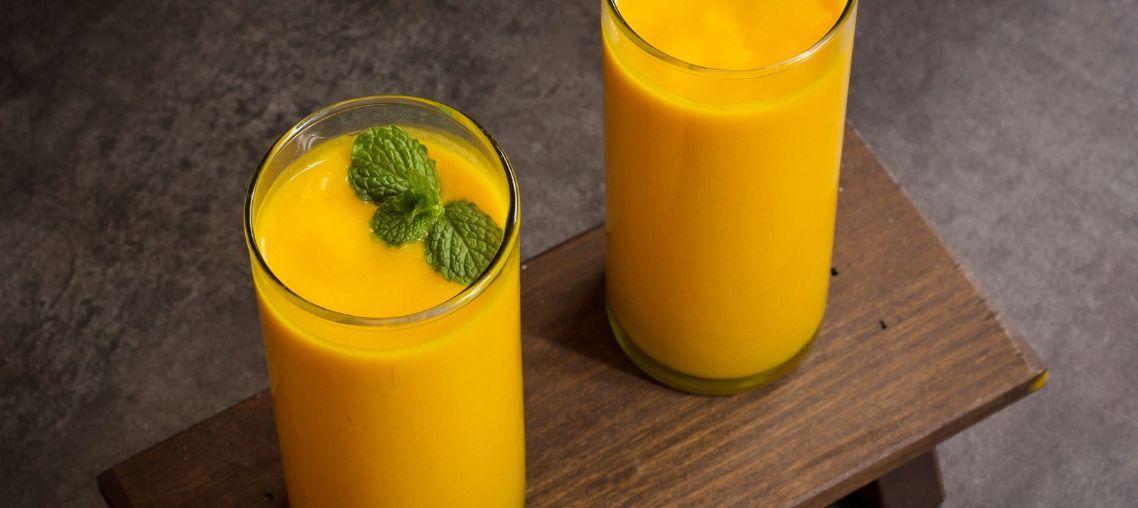 Lassi indiano de manga - Segui a receita